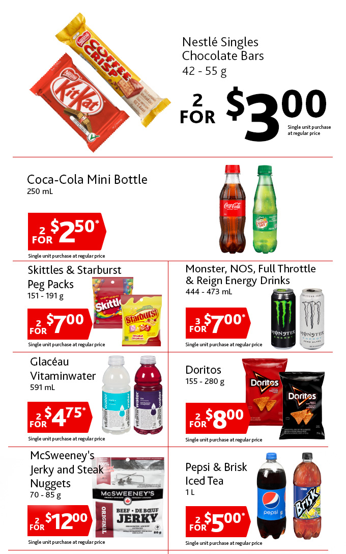 October Convenience Store Deals